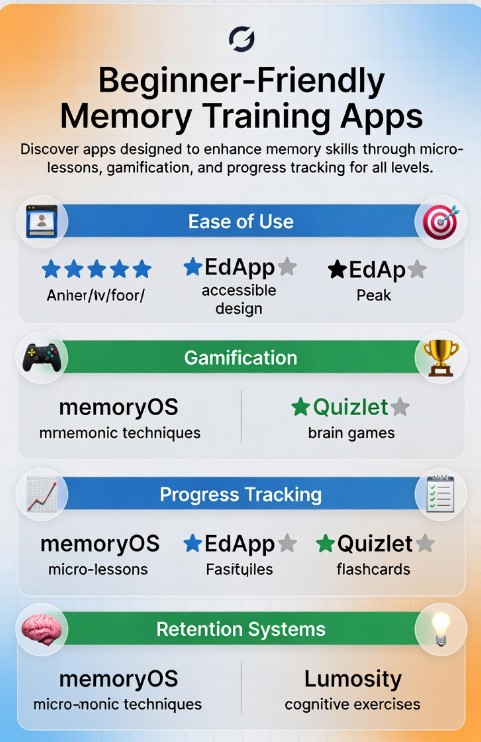 Most User-Friendly Memory Training Apps for Beginners